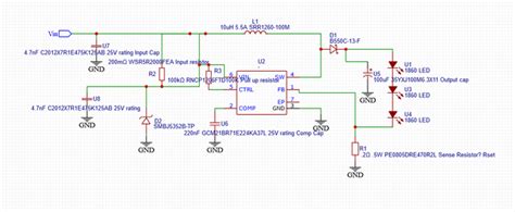 Led Driver Circuit Diagram Led Driver Circuit Diagram Using Mp3302