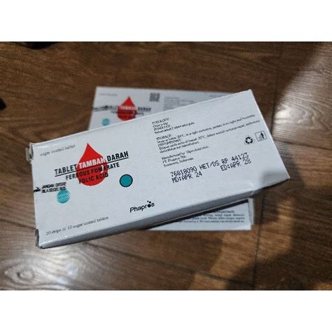 Jual Tablet Tambah Darah Pharos Shopee Indonesia