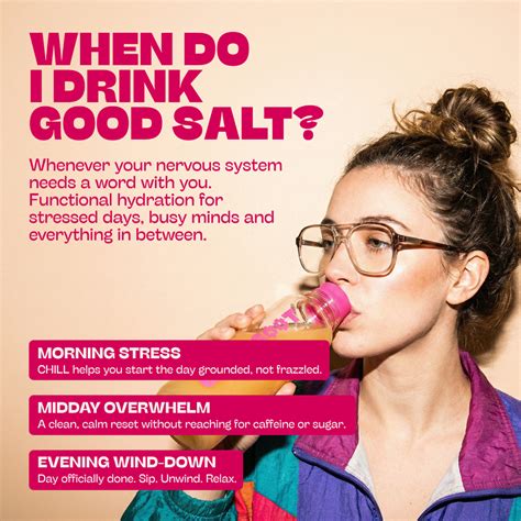 Chill Relax And Unwind Electrolyte Hydration Sachets Good Salt™