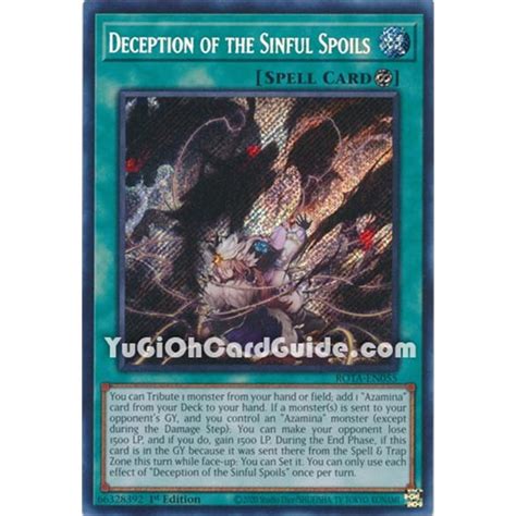 Deception Of The Sinful Spoils Quarter Century Rare Rage Of The