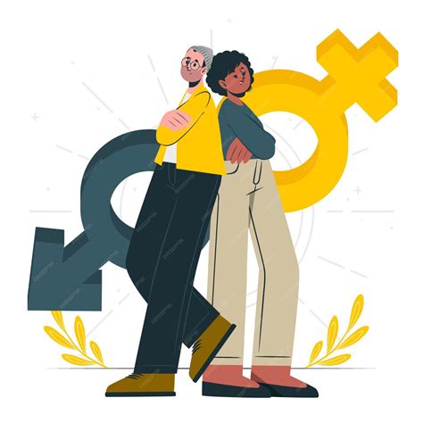 Free Vector Gender Concept Illustration