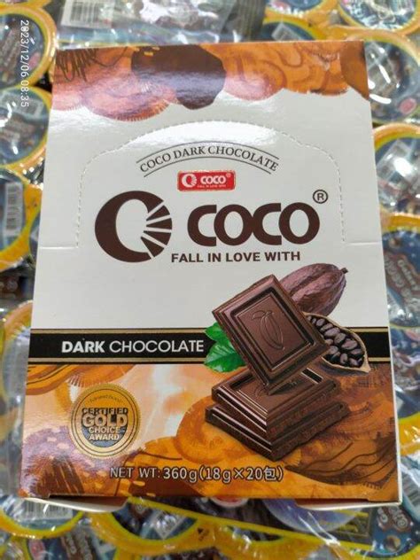 Coco Dark Chocolate 18g X 20pcs Per Box Buy 6pcs Lazada Ph