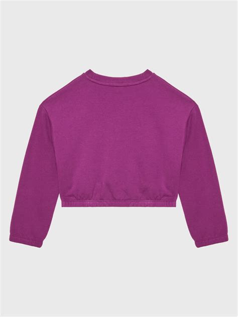 Calvin Klein Jeans Bluză Logo Ig0ig01866 Violet Boxy Fit Modivoro