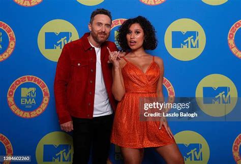 In This Image Released On November 08 David Guetta And Raye Pose
