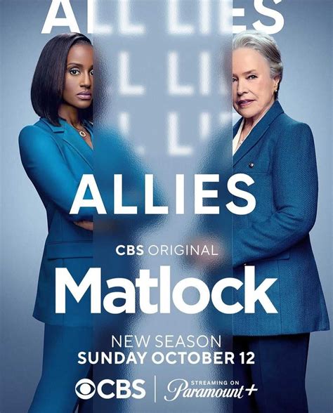 Matlock Season 2 Official Trailer Poster From All Lies To Allies