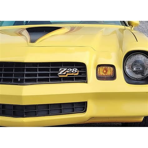 1978 Chevy Camaro Yellow Z28 Front Grille Emblem For 475532