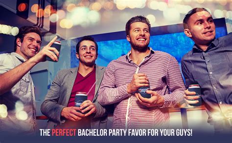 Bachelor Party Favors Can Coolers 12 Pack Groomsman T