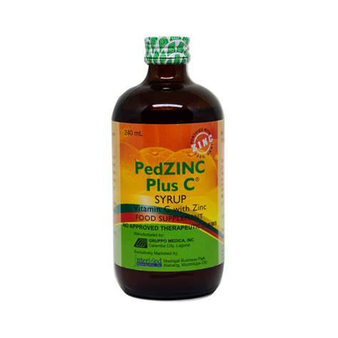 Pedzinc Plus C Syrup 240ml Lazada Ph