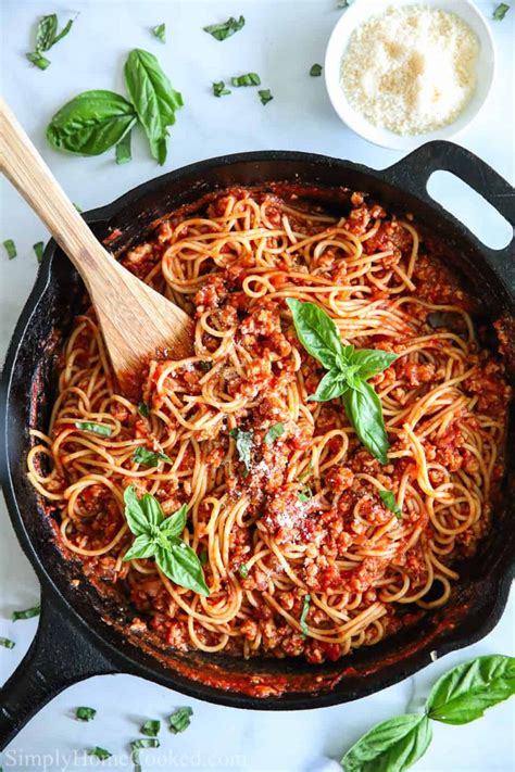 Easy Spaghetti And Meat Sauce Recipe