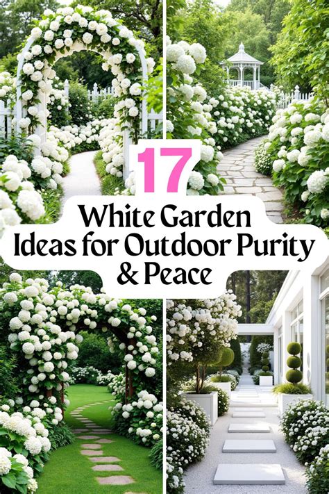 17 White Garden Ideas That Bring Peace And Purity Outdoors