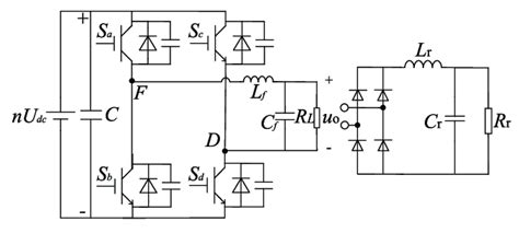 Equivalent Circuit Model Of Hfl Matrix Type Dc Ac Converter Download Scientific Diagram