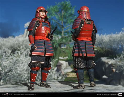 Ghost Of Tsushima Shimura Elite Clan Samurai Textures Natasha Takasato