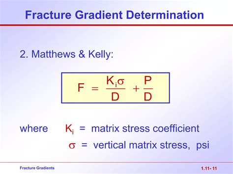 111 Fracture Gradients Ppt