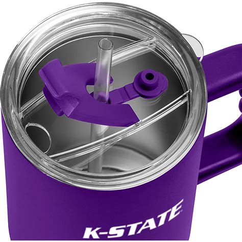 Logo Brands Kansas State University 40 Oz Flipside Powder Coat Tumbler