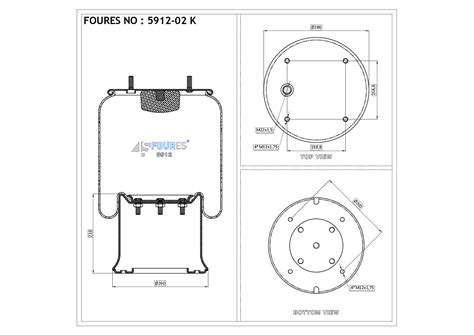 1t19l 14 5912 02 K Complete With Steel Piston Foures Air Spring