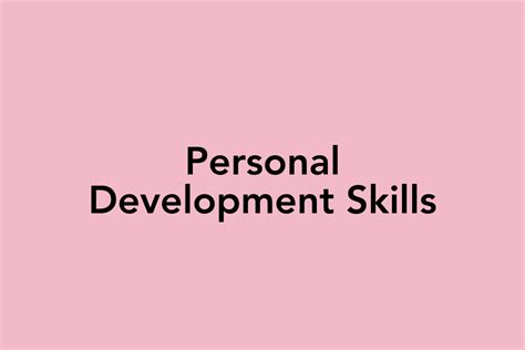 Personal Development Skills Kemampuan Mengembangkan Diri Playbook