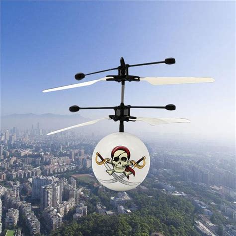 Buy 1pcs Skull Ball Helicopter Hand Flying Suspension Induction