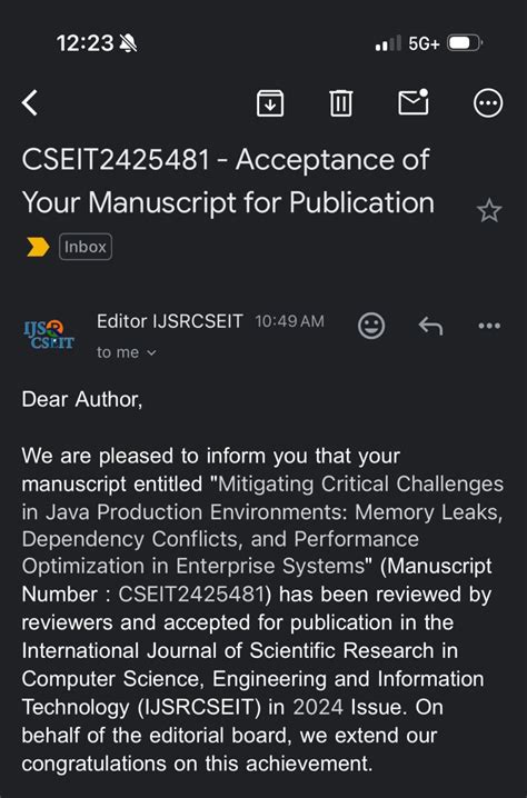 Java Productionsupport Softwareengineering Research Achievement Santhosh Bandari 16
