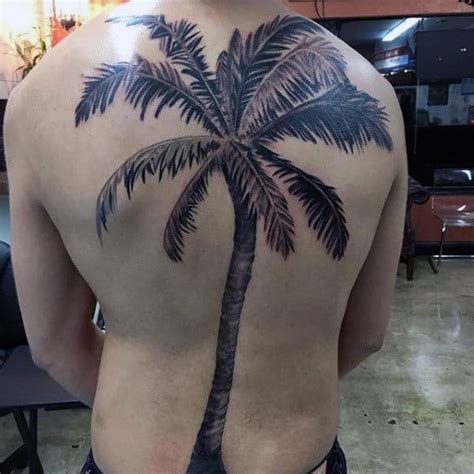 Geometric Palm Tree Tattoos
