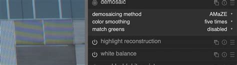 How To Choose A Demosaicing Algorithm Darktable