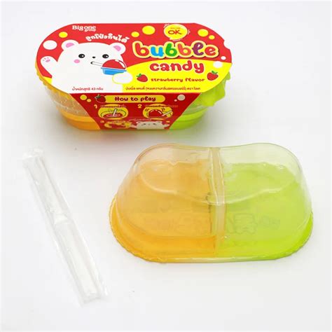 Supply Diy Double Fruity Syrup Bubble Jam Candy Double Color Blow Bubble Candy Ch E248 2