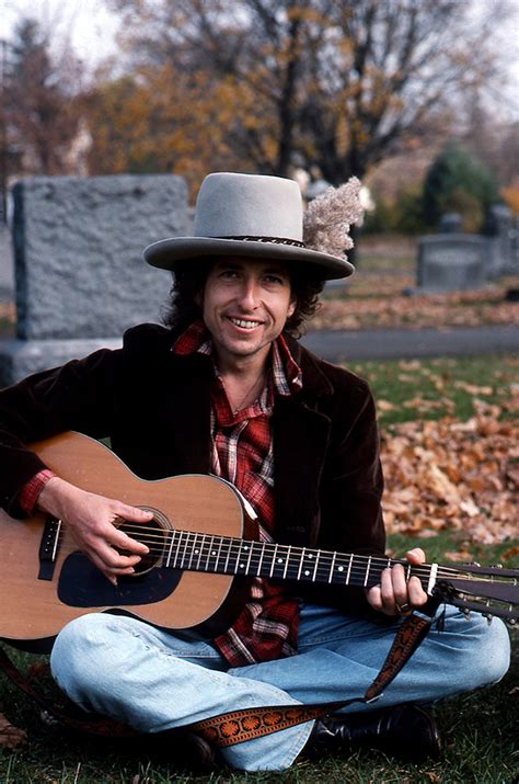 Ken Regan Bob Dylan Smiling With Guitar Snap Galleries Limited