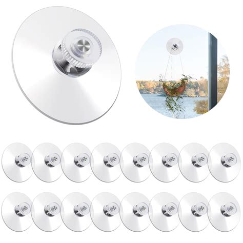 Lianxuia 16 Pcs Suction Cup Plastic Suction Pads 50mm196 Inch Clear