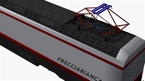 Frecciabianca Fs Class E414 High Speed Passenger Train 3d Model