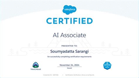 Soumyadatta Sarangi On Linkedin Artificialintelligence Aiassociate Certification Ai…