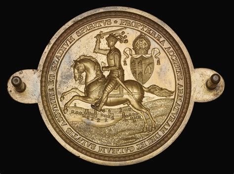 Seal Of William Van Mildert 17651836 The Last Prince Bishop Of Durham Rheraldry