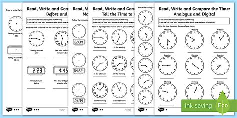 Year 4 Tell And Write The Time Worksheets Twinkl Twinkl