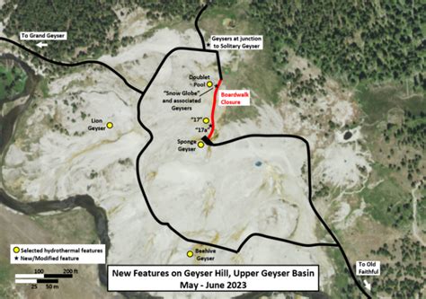 Yellowstone Geysers New Features And New Eruptions Skyearth