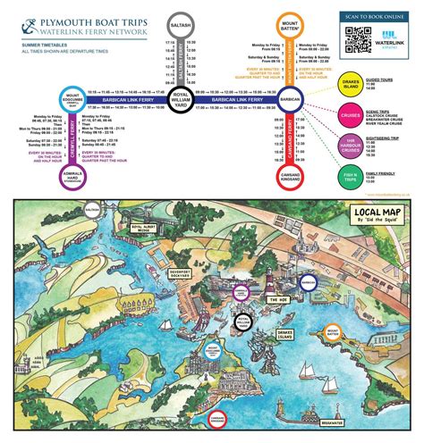 Pbt Ferry Map Plymouth Boat Trips