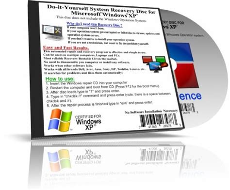 Us Price Recovery Boot Disc For Windows Xp System 32 Bit Cd Disk Comparable With Starter Home