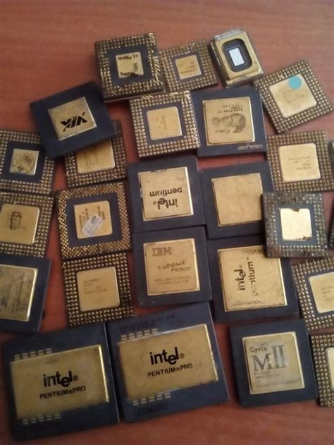 Ceramic Computer Cpu Scrap Vanrobaeys Ludwig Metals