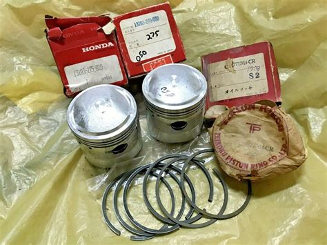 Honda Cb77 Cl77 Cp77 Cyp77 Pistonandring Set 050 Nos 13103 275 020