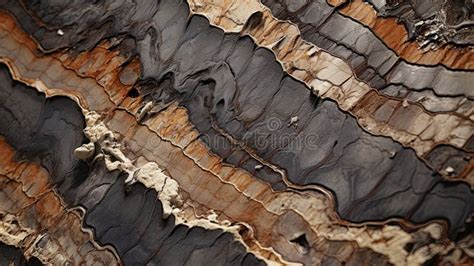 Microscopic View Of Rock And Stone Texture Background Wallpaper Design