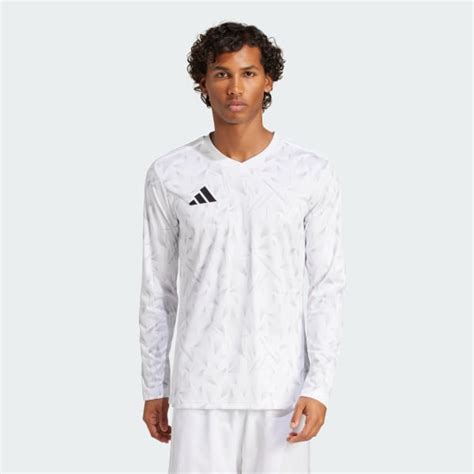 Adidas Team Icon 25 Long Sleeve Jersey White Free Shipping With Adiclub