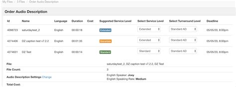 Audio Description Using 3plays Recommendation 3play Media Support