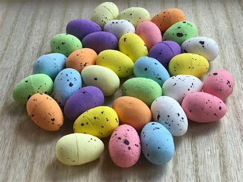 Speckled Foam Easter Eggs For Craft In Assorted Colors Etsy
