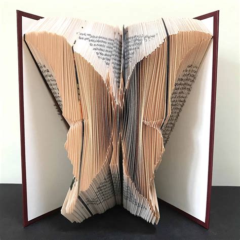 Butterfly Book Folding Pattern Diy T To Make Your Own Folded Book