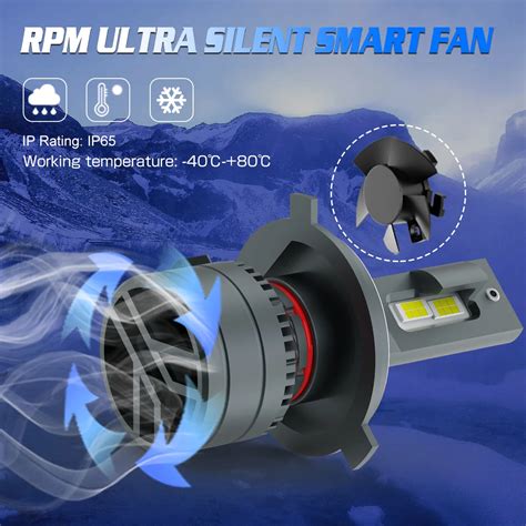 Gview G15 Car Led Lights Ip65 Waterproof 6000k H4 H19 Led Headlights