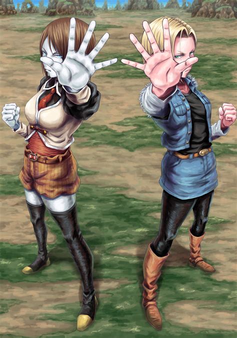 Android 18 And Nico Dragon Ball And 2 More Drawn By Hiropon