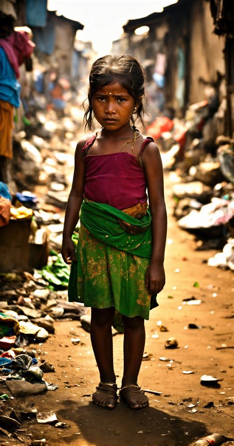 Lexica Slum Poor Girl Slum Town