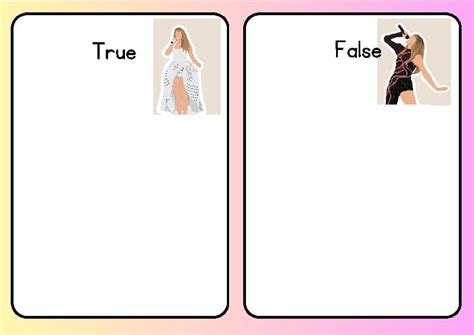 Taylor Swift True Or False Addition Within 20 By Elanas Math Resources
