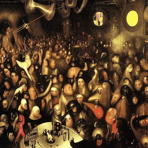 Berlin Underground Techno Club Packed With People Wearing Black And