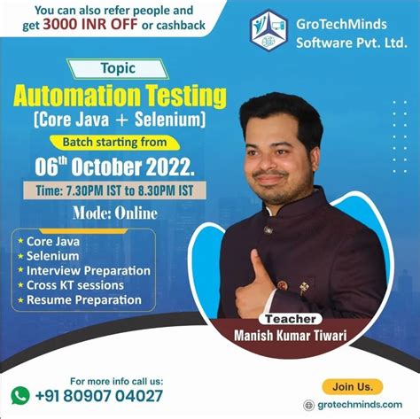 Software Testing Course Automation Testing In Bengaluru