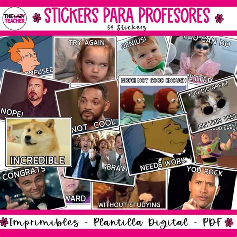 Meme Stickers For Assessment Profesocial