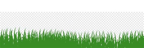 Green Grass Silhouette Grass Repeating Background Vector Image