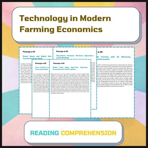 Technology In Modern Farming Economic Interactive Stem Activities